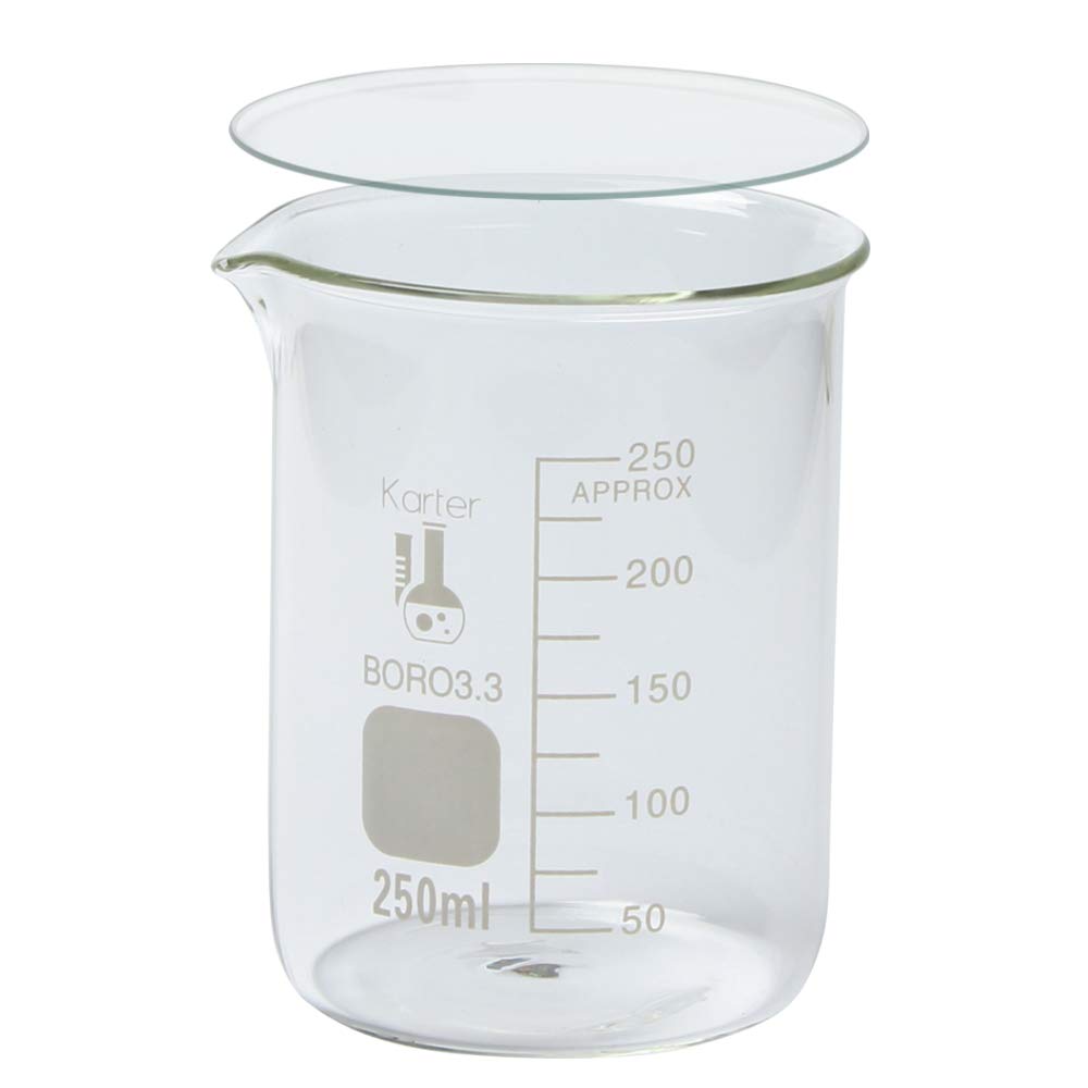Karter Scientific 250ml Beaker - Small Form - Cobalt Research Supply Karter Scientific 250ml Beaker - Small Form - Cobalt Research Supply